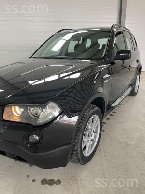 Black BMW X3 2009 in Balvi, with an engine capacity of 2.00 L and mileage of 288 thousand km for 4499 €, photo 13 on AUTOMOTO.COM.LV