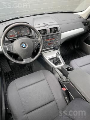 Black BMW X3 2009 in Balvi, with an engine capacity of 2.00 L and mileage of 288 thousand km for 4499 €, photo 14 on AUTOMOTO.COM.LV