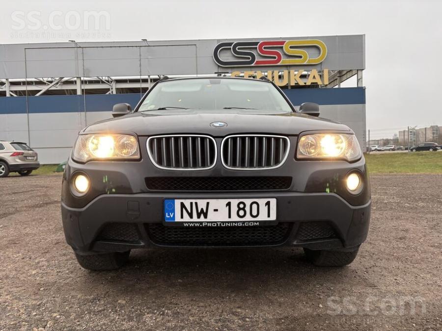 Melns BMW X3 2009 Daugavpils, ar dzinēja tilpumu 2.00 L un nobraukumu 267 tūkst. km par 5650 €, foto 8 vietnē AUTOMOTO.COM.LV