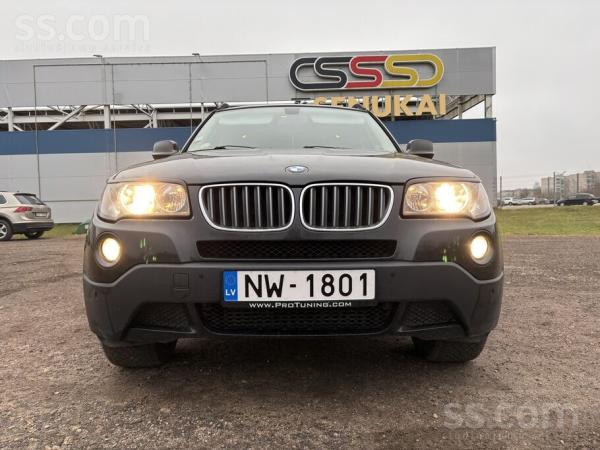Black BMW X3 2009 in Daugavpils, with an engine capacity of 2.00 L and mileage of 267 thousand km for 5650 €, photo 8 on AUTOMOTO.COM.LV
