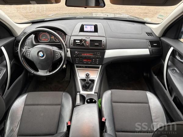 Black BMW X3 2009 in Daugavpils, with an engine capacity of 2.00 L and mileage of 267 thousand km for 5650 €, photo 9 on AUTOMOTO.COM.LV