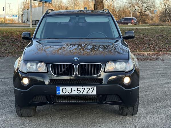 Black BMW X3 2009 in Jekabpils, with an engine capacity of 2.00 L and mileage of 288 thousand km for 6100 €, photo 4 on AUTOMOTO.COM.LV