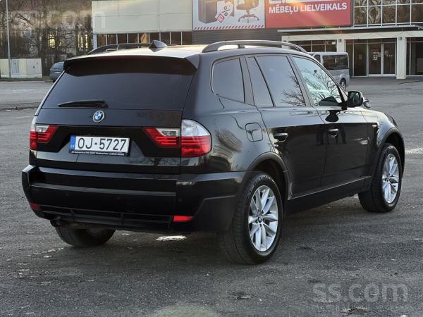 Black BMW X3 2009 in Jekabpils, with an engine capacity of 2.00 L and mileage of 288 thousand km for 6100 €, photo 6 on AUTOMOTO.COM.LV