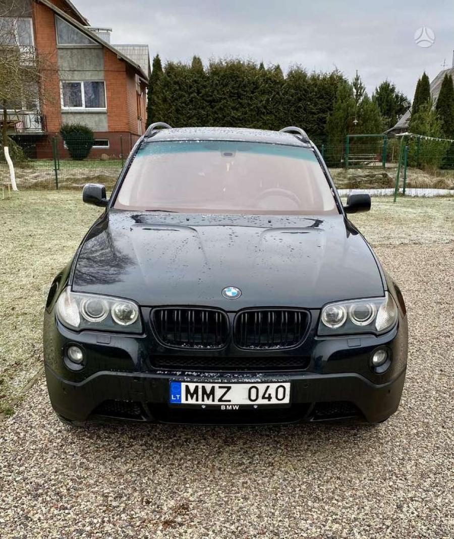 Black BMW X3 2009 in Kaunas, with an engine capacity of 2.00 L and mileage of 327 thousand km for 4300 €, photo 10 on AUTOMOTO.COM.LV