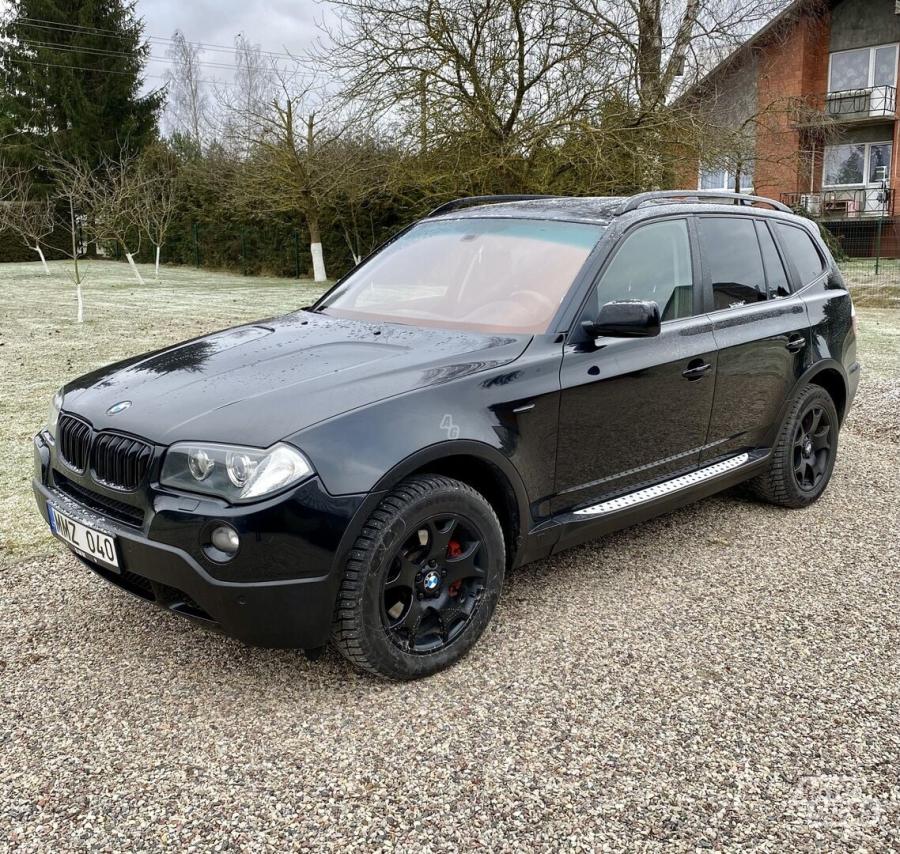 Black BMW X3 2009 in Kaunas, with an engine capacity of 2.00 L and mileage of 327 thousand km for 4200 €, photo 8 on AUTOMOTO.COM.LV