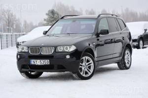 Black BMW X3 2009 in Jelgava, with an engine capacity of 3.00 L and mileage of 0 thousand km for 6990 €, photo  on AUTOMOTO.COM.LV