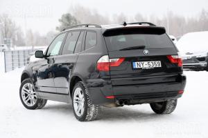 Black BMW X3 2009 in Jelgava, with an engine capacity of 3.00 L and mileage of 0 thousand km for 6990 €, photo 8 on AUTOMOTO.COM.LV