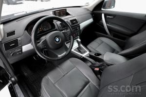 Black BMW X3 2009 in Jelgava, with an engine capacity of 3.00 L and mileage of 0 thousand km for 6990 €, photo 10 on AUTOMOTO.COM.LV