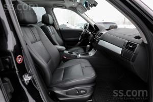 Black BMW X3 2009 in Jelgava, with an engine capacity of 3.00 L and mileage of 0 thousand km for 6990 €, photo 15 on AUTOMOTO.COM.LV