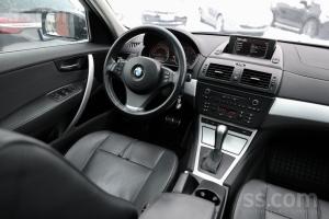 Black BMW X3 2009 in Jelgava, with an engine capacity of 3.00 L and mileage of 0 thousand km for 6990 €, photo 16 on AUTOMOTO.COM.LV