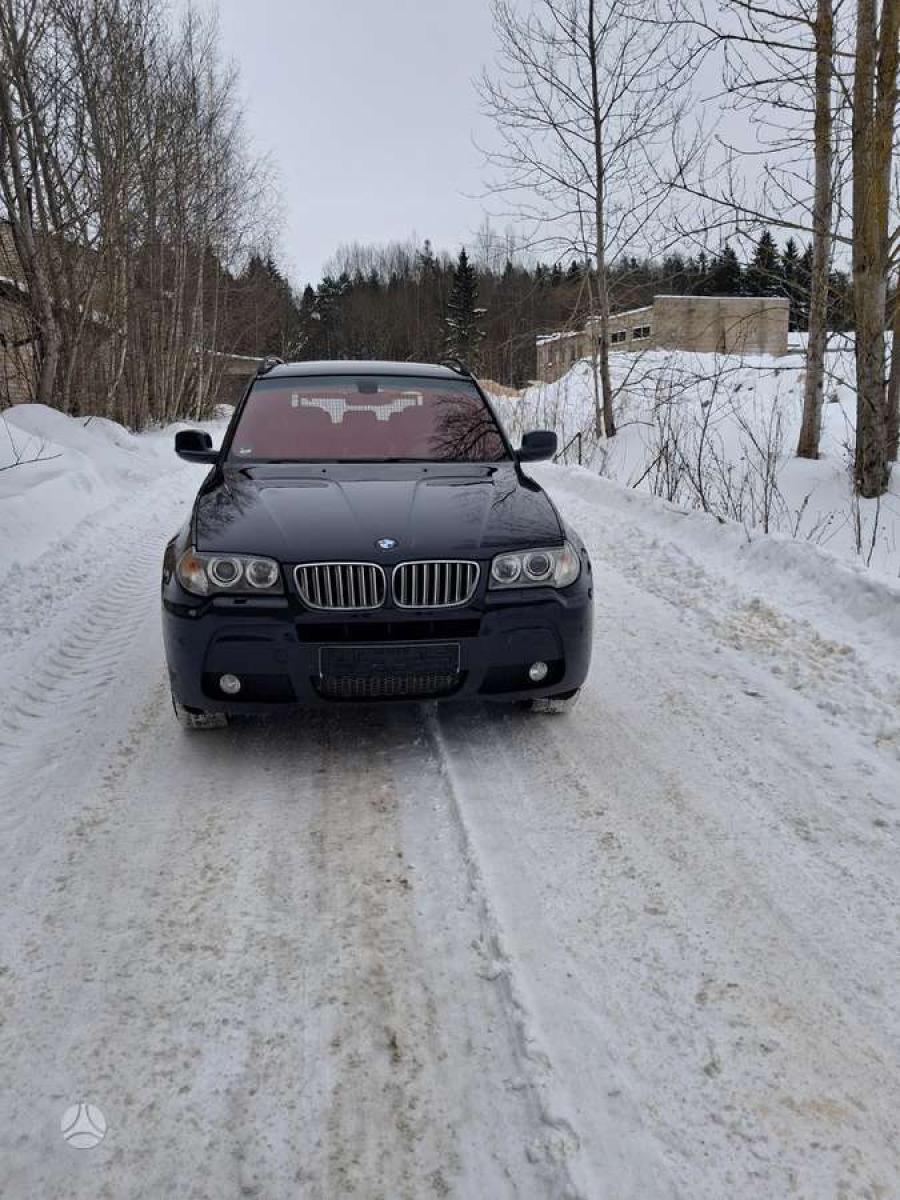 Black BMW X3 2009 in Rokiskis, with an engine capacity of 2.00 L and mileage of 281 thousand km for 4550 €, photo 1 on AUTOMOTO.COM.LV