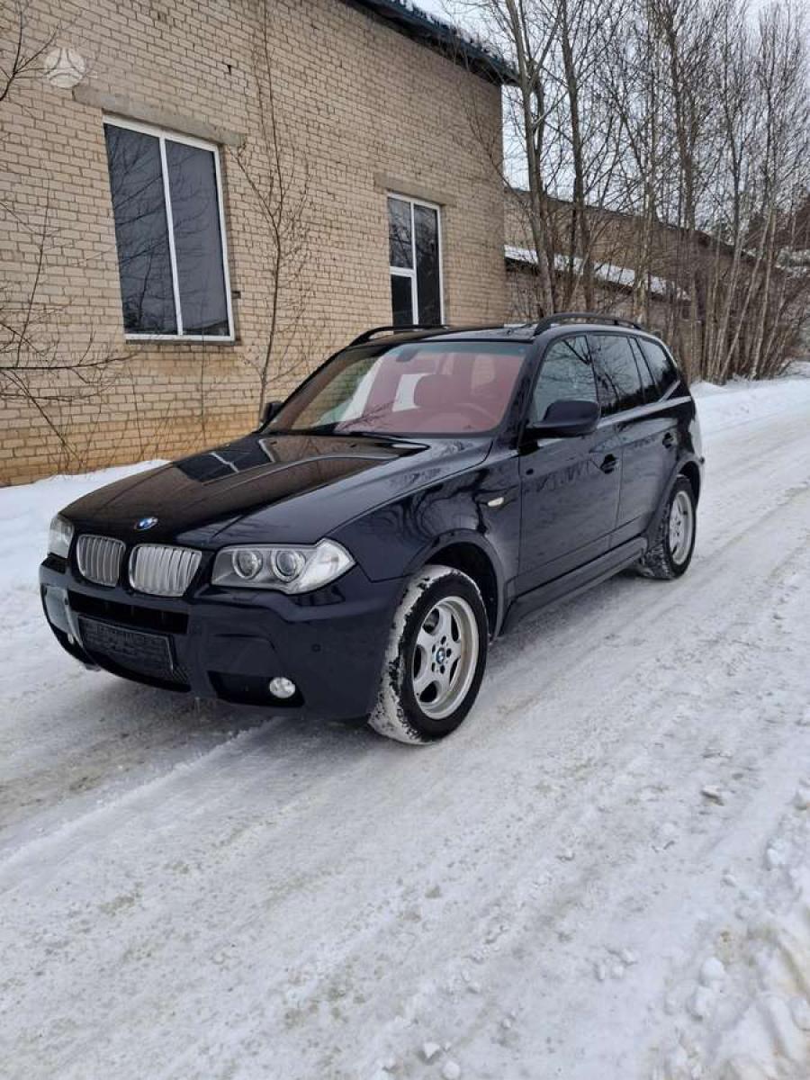 Black BMW X3 2009 in Rokiskis, with an engine capacity of 2.00 L and mileage of 281 thousand km for 4550 €, photo 2 on AUTOMOTO.COM.LV