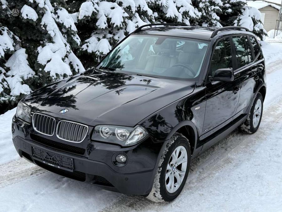 Black BMW X3 2009 in Utena, with an engine capacity of 2.00 L and mileage of 303 thousand km for 4750 €, photo 3 on AUTOMOTO.COM.LV