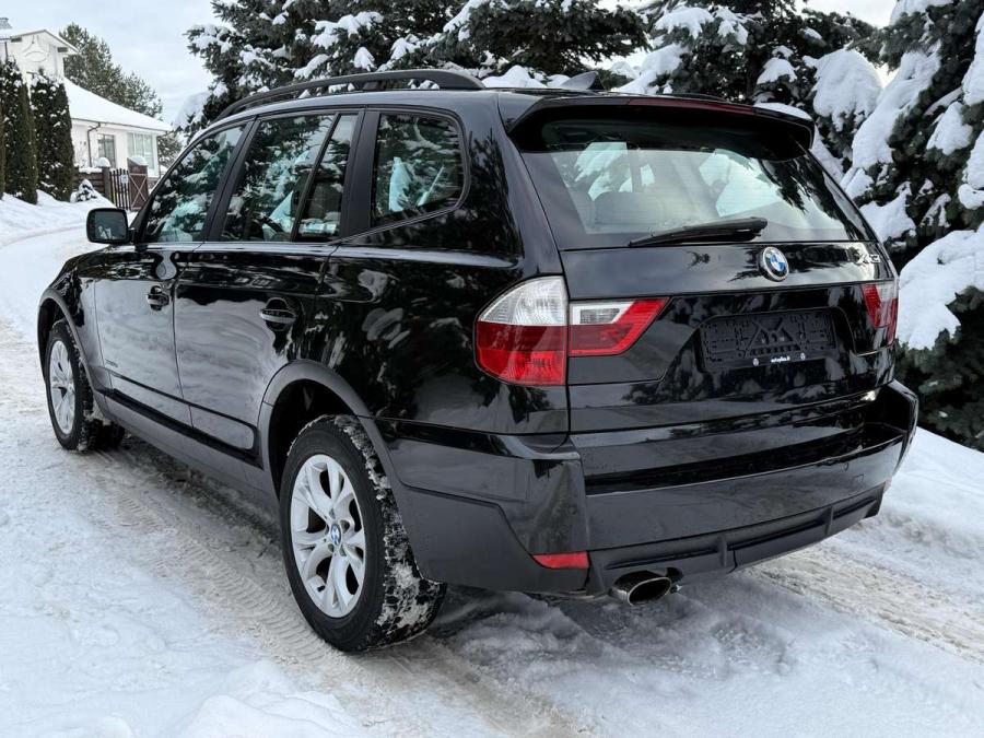 Black BMW X3 2009 in Utena, with an engine capacity of 2.00 L and mileage of 303 thousand km for 4750 €, photo 7 on AUTOMOTO.COM.LV