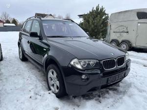 Black BMW X3 2009 in Marijampole, with an engine capacity of 2.00 L and mileage of 270 thousand km for 4550 €, photo  on AUTOMOTO.COM.LV