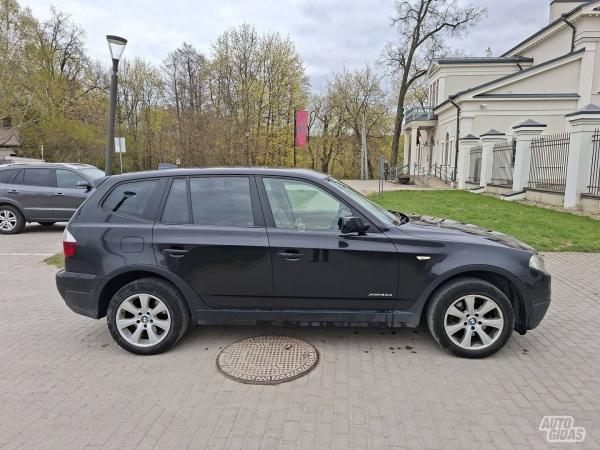 Black BMW X3 2009 in Vilnius, with an engine capacity of 2.00 L and mileage of 365 thousand km for 5000 €, photo 6 on AUTOMOTO.COM.LV