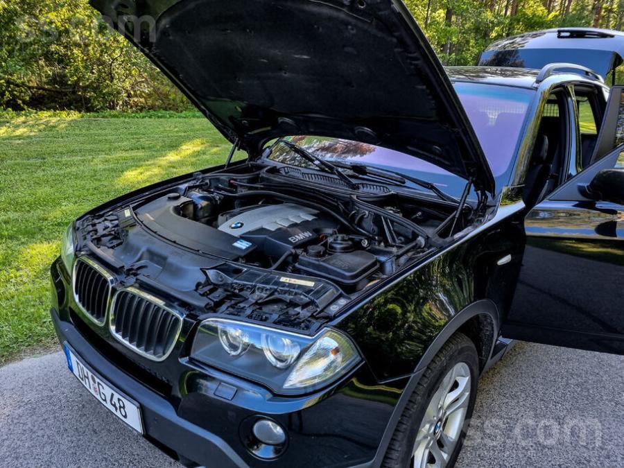 Black BMW X3 2009 in Riga, with an engine capacity of 2.00 L and mileage of 307 thousand km for 5999 €, photo 19 on AUTOMOTO.COM.LV