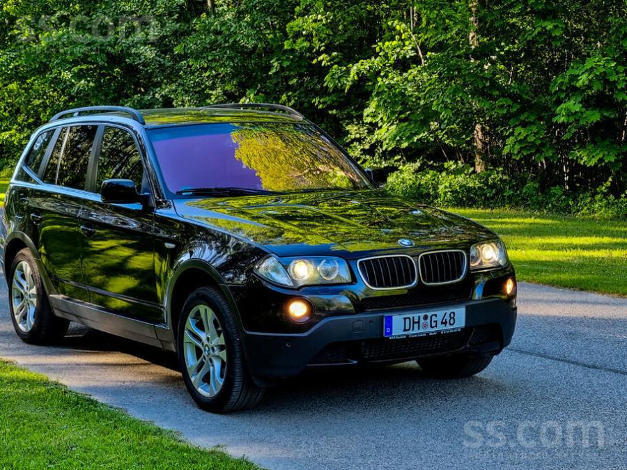 Black BMW X3 2009 in Riga, with an engine capacity of 2.00 L and mileage of 307 thousand km for 5999 €, photo 20 on AUTOMOTO.COM.LV