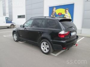 Black BMW X3 2009 in Riga, with an engine capacity of 2.00 L and mileage of 289 thousand km for 4399 €, photo 4 on AUTOMOTO.COM.LV