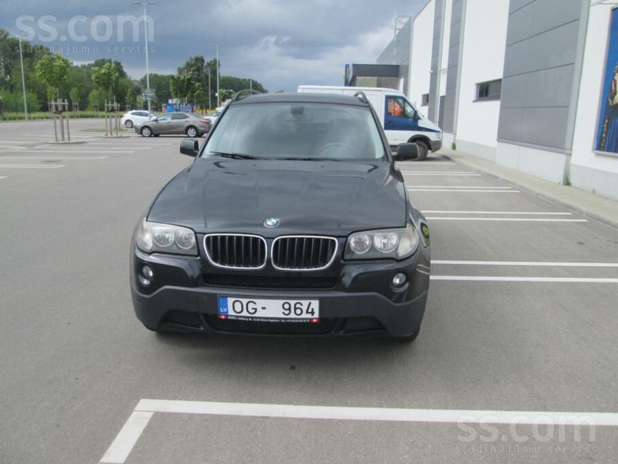 Black BMW X3 2009 in Riga, with an engine capacity of 2.00 L and mileage of 289 thousand km for 4399 €, photo 11 on AUTOMOTO.COM.LV