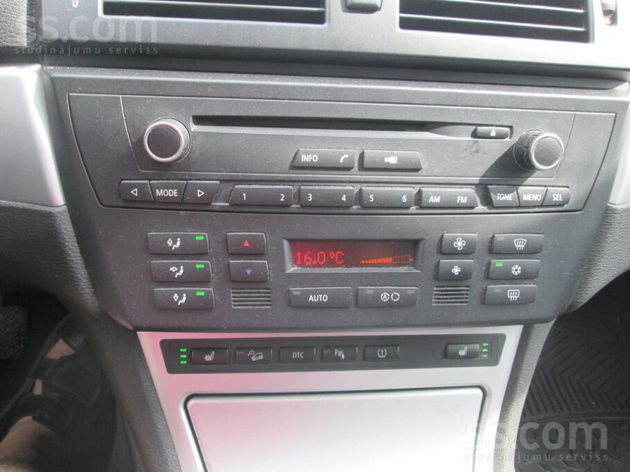 Black BMW X3 2009 in Riga, with an engine capacity of 2.00 L and mileage of 289 thousand km for 4399 €, photo 12 on AUTOMOTO.COM.LV