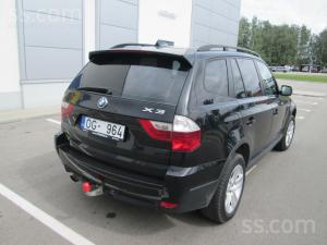 Black BMW X3 2009 in Riga, with an engine capacity of 2.00 L and mileage of 289 thousand km for 4399 €, photo 16 on AUTOMOTO.COM.LV