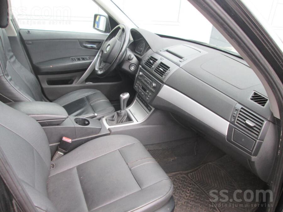 Black BMW X3 2009 in Riga, with an engine capacity of 2.00 L and mileage of 289 thousand km for 4399 €, photo 19 on AUTOMOTO.COM.LV