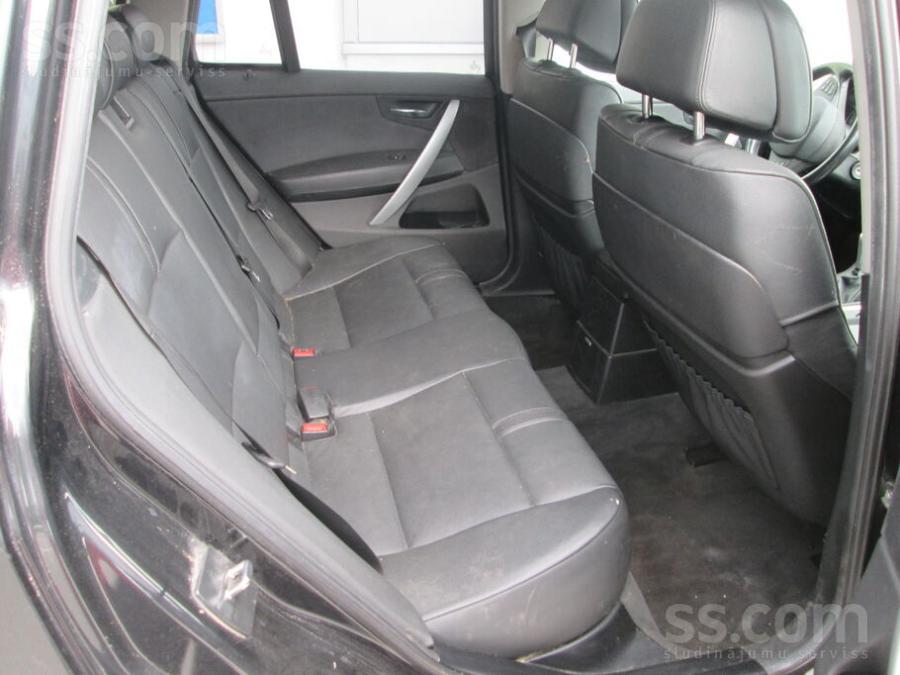 Black BMW X3 2009 in Riga, with an engine capacity of 2.00 L and mileage of 289 thousand km for 4399 €, photo 20 on AUTOMOTO.COM.LV