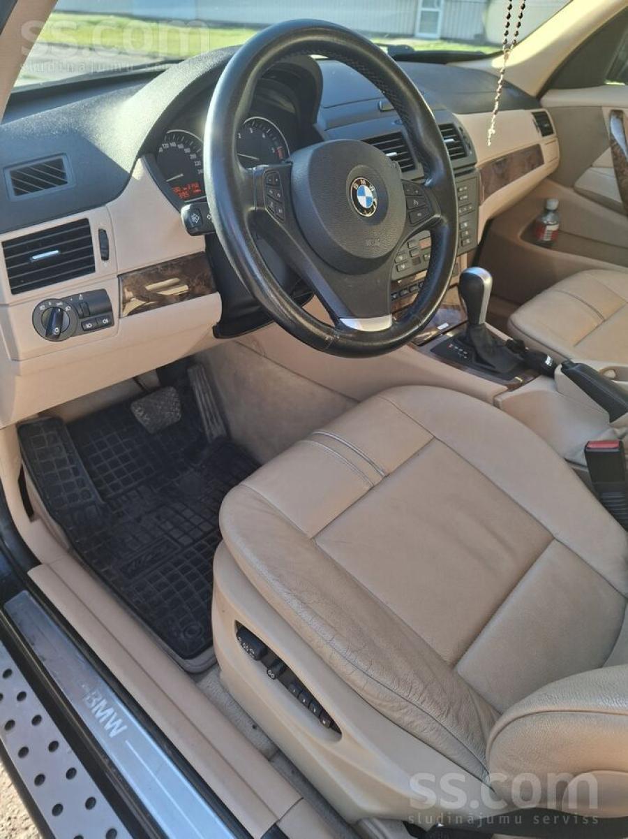 Melns BMW X3 2009 Liepāja, ar dzinēja tilpumu 2.00 L un nobraukumu 205 tūkst. km par 5650 €, foto 8 vietnē AUTOMOTO.COM.LV