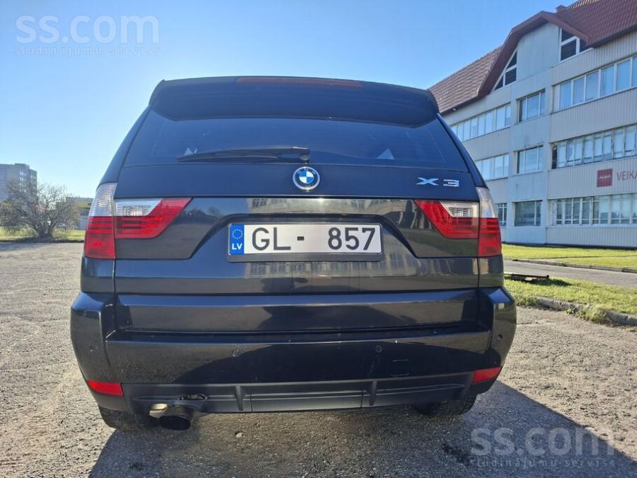 Melns BMW X3 2009 Liepāja, ar dzinēja tilpumu 2.00 L un nobraukumu 205 tūkst. km par 5650 €, foto 10 vietnē AUTOMOTO.COM.LV