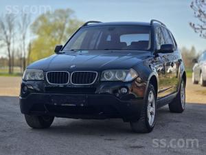 Black BMW X3 2009 in Liepaja, with an engine capacity of 2.00 L and mileage of 258 thousand km for 4900 €, photo  on AUTOMOTO.COM.LV