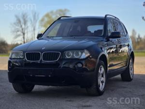 Black BMW X3 2009 in Liepaja, with an engine capacity of 2.00 L and mileage of 258 thousand km for 4900 €, photo 3 on AUTOMOTO.COM.LV