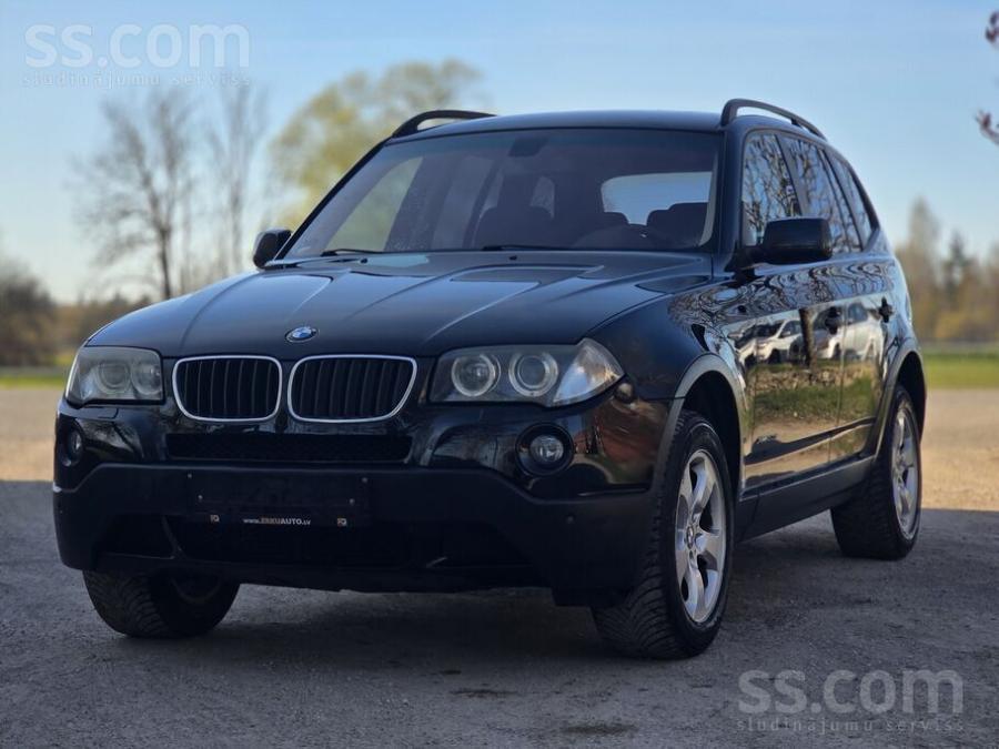 Black BMW X3 2009 in Liepaja, with an engine capacity of 2.00 L and mileage of 258 thousand km for 4900 €, photo 3 on AUTOMOTO.COM.LV