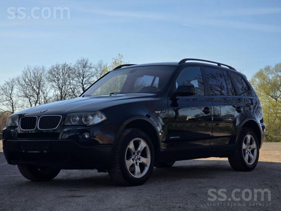 Black BMW X3 2009 in Liepaja, with an engine capacity of 2.00 L and mileage of 258 thousand km for 4900 €, photo 6 on AUTOMOTO.COM.LV