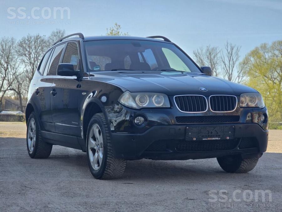 Black BMW X3 2009 in Liepaja, with an engine capacity of 2.00 L and mileage of 258 thousand km for 4900 €, photo 9 on AUTOMOTO.COM.LV