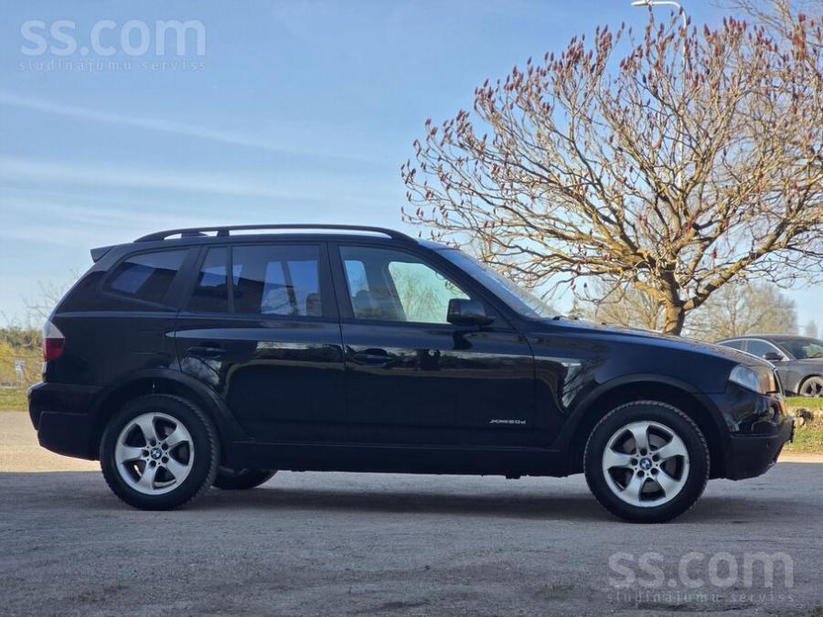 Black BMW X3 2009 in Liepaja, with an engine capacity of 2.00 L and mileage of 258 thousand km for 4900 €, photo 10 on AUTOMOTO.COM.LV