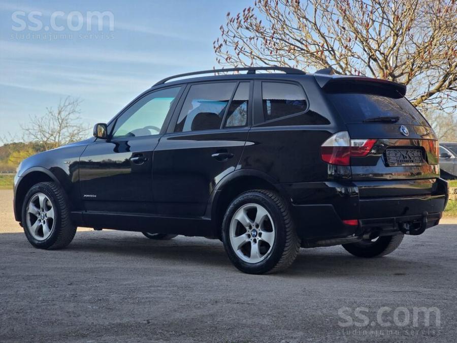 Black BMW X3 2009 in Liepaja, with an engine capacity of 2.00 L and mileage of 258 thousand km for 4900 €, photo 12 on AUTOMOTO.COM.LV
