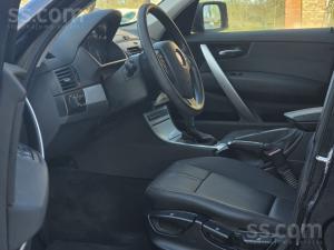 Black BMW X3 2009 in Liepaja, with an engine capacity of 2.00 L and mileage of 258 thousand km for 4900 €, photo 14 on AUTOMOTO.COM.LV
