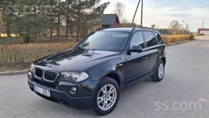 Black BMW X3 2009 in Rezekne, with an engine capacity of 2.00 L and mileage of 0 thousand km for 4700 €, photo  on AUTOMOTO.COM.LV