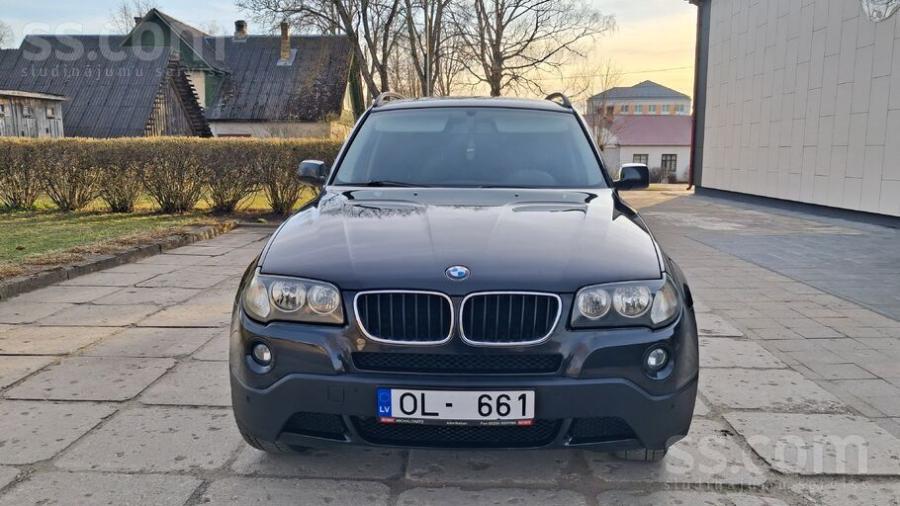 Black BMW X3 2009 in Rezekne, with an engine capacity of 2.00 L and mileage of 0 thousand km for 4700 €, photo 6 on AUTOMOTO.COM.LV