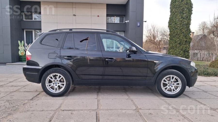 Black BMW X3 2009 in Rezekne, with an engine capacity of 2.00 L and mileage of 0 thousand km for 4700 €, photo 8 on AUTOMOTO.COM.LV