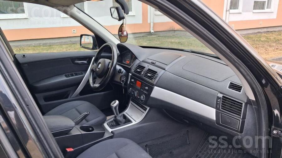 Black BMW X3 2009 in Rezekne, with an engine capacity of 2.00 L and mileage of 0 thousand km for 4700 €, photo 14 on AUTOMOTO.COM.LV