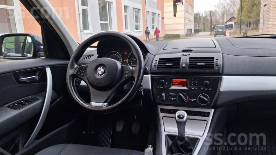 Black BMW X3 2009 in Rezekne, with an engine capacity of 2.00 L and mileage of 0 thousand km for 4700 €, photo 17 on AUTOMOTO.COM.LV