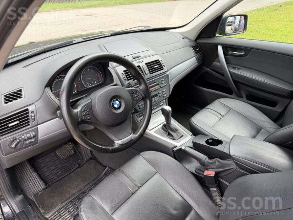 Melns BMW X3 2009 Ventspils, ar dzinēja tilpumu 2.00 L un nobraukumu 319 tūkst. km par 6300 €, foto 8 vietnē AUTOMOTO.COM.LV