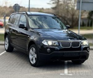Black BMW X3 2009 in Jurmala, with an engine capacity of 2.00 L and mileage of 310 thousand km for 5990 €, photo 3 on AUTOMOTO.COM.LV