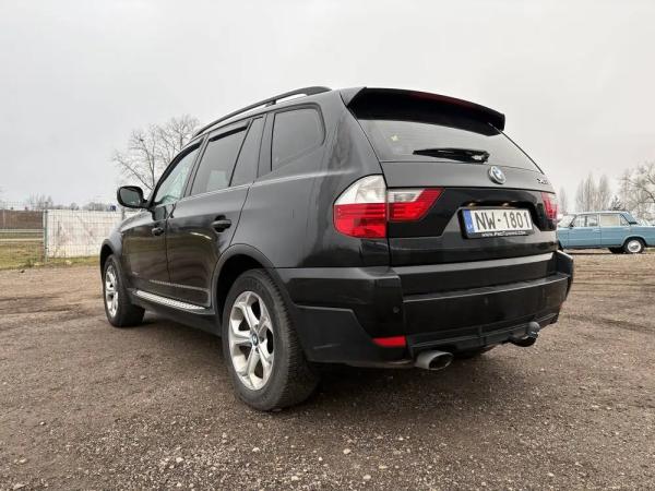 Black BMW X3 2009 in Daugavpils, with an engine capacity of 2.00 L and mileage of 267 thousand km for 5650 €, photo 3 on AUTOMOTO.COM.LV