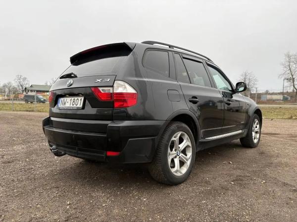Black BMW X3 2009 in Daugavpils, with an engine capacity of 2.00 L and mileage of 267 thousand km for 5650 €, photo 5 on AUTOMOTO.COM.LV