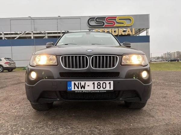 Black BMW X3 2009 in Daugavpils, with an engine capacity of 2.00 L and mileage of 267 thousand km for 5650 €, photo 8 on AUTOMOTO.COM.LV