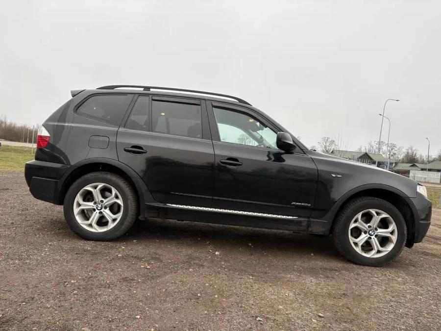 Black BMW X3 2009 in Daugavpils, with an engine capacity of 2.00 L and mileage of 267 thousand km for 5650 €, photo 7 on AUTOMOTO.COM.LV