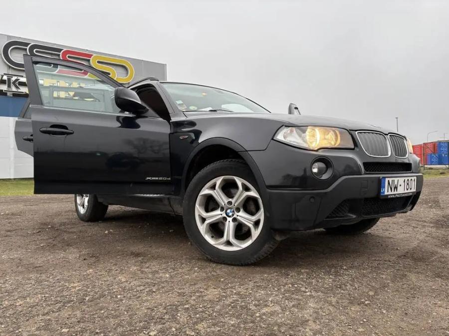 Black BMW X3 2009 in Daugavpils, with an engine capacity of 2.00 L and mileage of 267 thousand km for 5650 €, photo 33 on AUTOMOTO.COM.LV